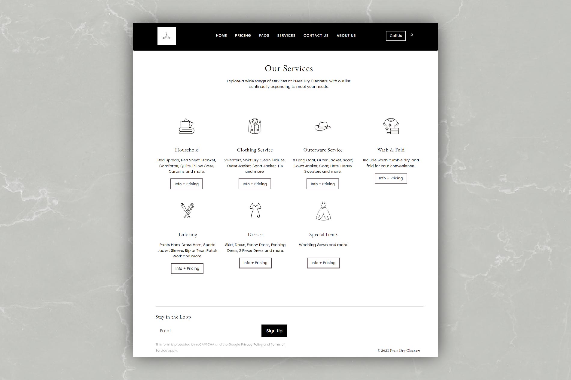 Press Dry Cleaners | Wise Ant Technologies